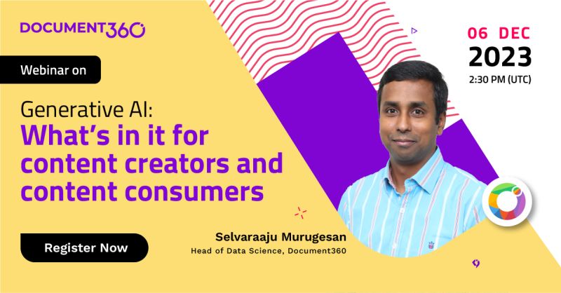 Document360 on LinkedIn: Document360 Webinar - Generative AI: What's in ... Document360 on LinkedIn: Document360 Webinar - Generative AI: What's in ...