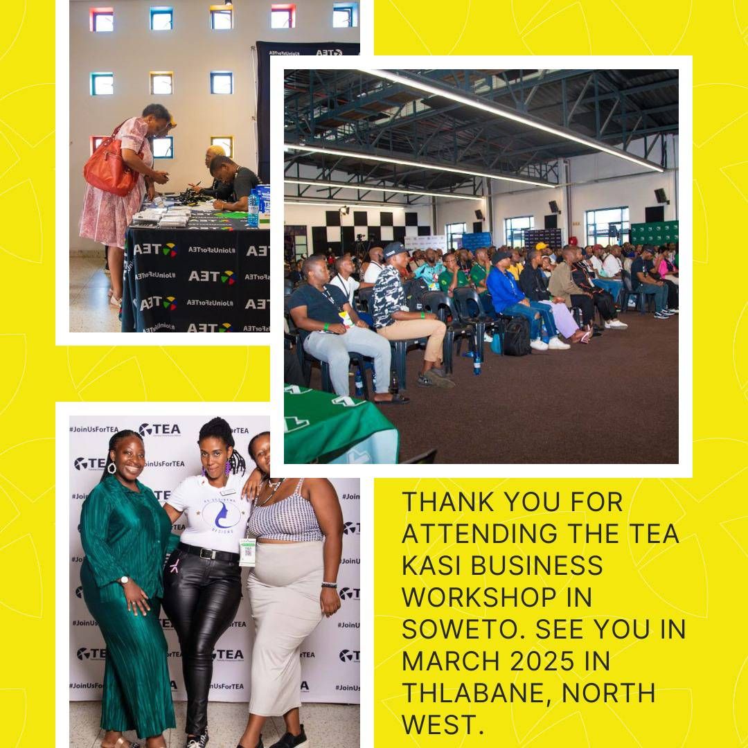 Township Entrepreneurs Alliance - TEA on LinkedIn: #joinusfortea # ... Township Entrepreneurs Alliance - TEA on LinkedIn: #joinusfortea # ...