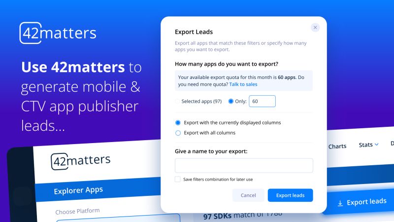 42matters on LinkedIn: Request a Demo for App Intelligence 42matters on LinkedIn: Request a Demo for App Intelligence