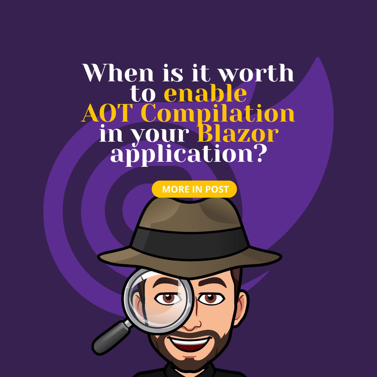 Pawel Bazyluk on LinkedIn: #aotcompilation #blazor #security Pawel Bazyluk on LinkedIn: #aotcompilation #blazor #security