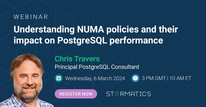 Learn about PostgreSQL performance and NUMA policies | Stormatics ... Learn about PostgreSQL performance and NUMA policies | Stormatics ...