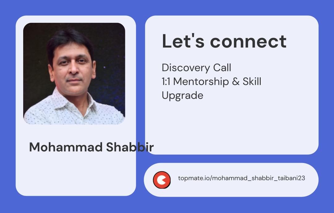 Mohammad Shabbir Taibani on LinkedIn: Dear All 📢 Exciting news! 😊I am ... Mohammad Shabbir Taibani on LinkedIn: Dear All 📢 Exciting news! 😊I am ...