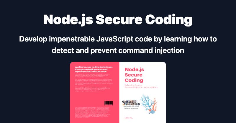 Liran Tal on LinkedIn: Node.js Security starts with Node.js Secure Coding Liran Tal on LinkedIn: Node.js Security starts with Node.js Secure Coding