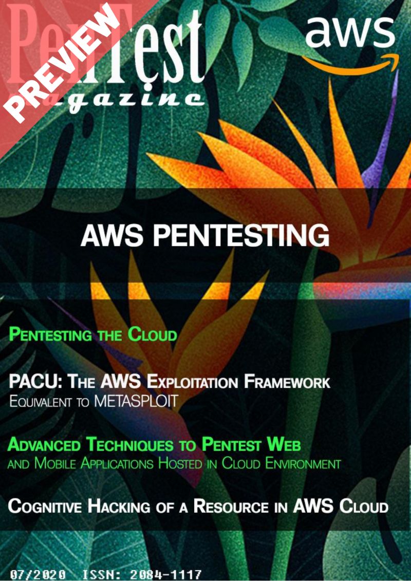 PenTest Magazine on LinkedIn: PREVIEW: AWS Pentesting PenTest Magazine on LinkedIn: PREVIEW: AWS Pentesting