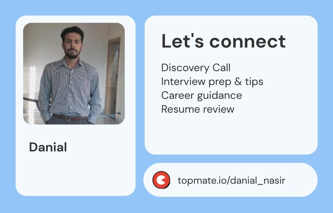 Danial Nasir on LinkedIn: Hey folks! I've been getting a lot of DMs for ... Danial Nasir on LinkedIn: Hey folks! I've been getting a lot of DMs for ...