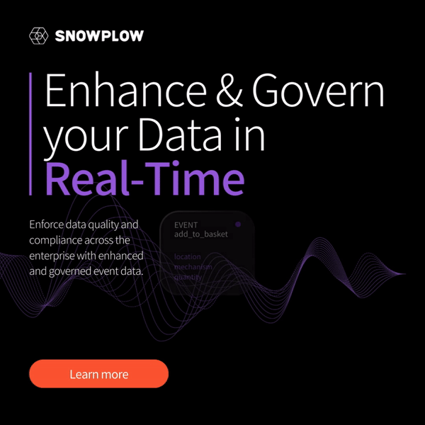 Snowplow on LinkedIn: Enrich & Stream Snowplow on LinkedIn: Enrich & Stream