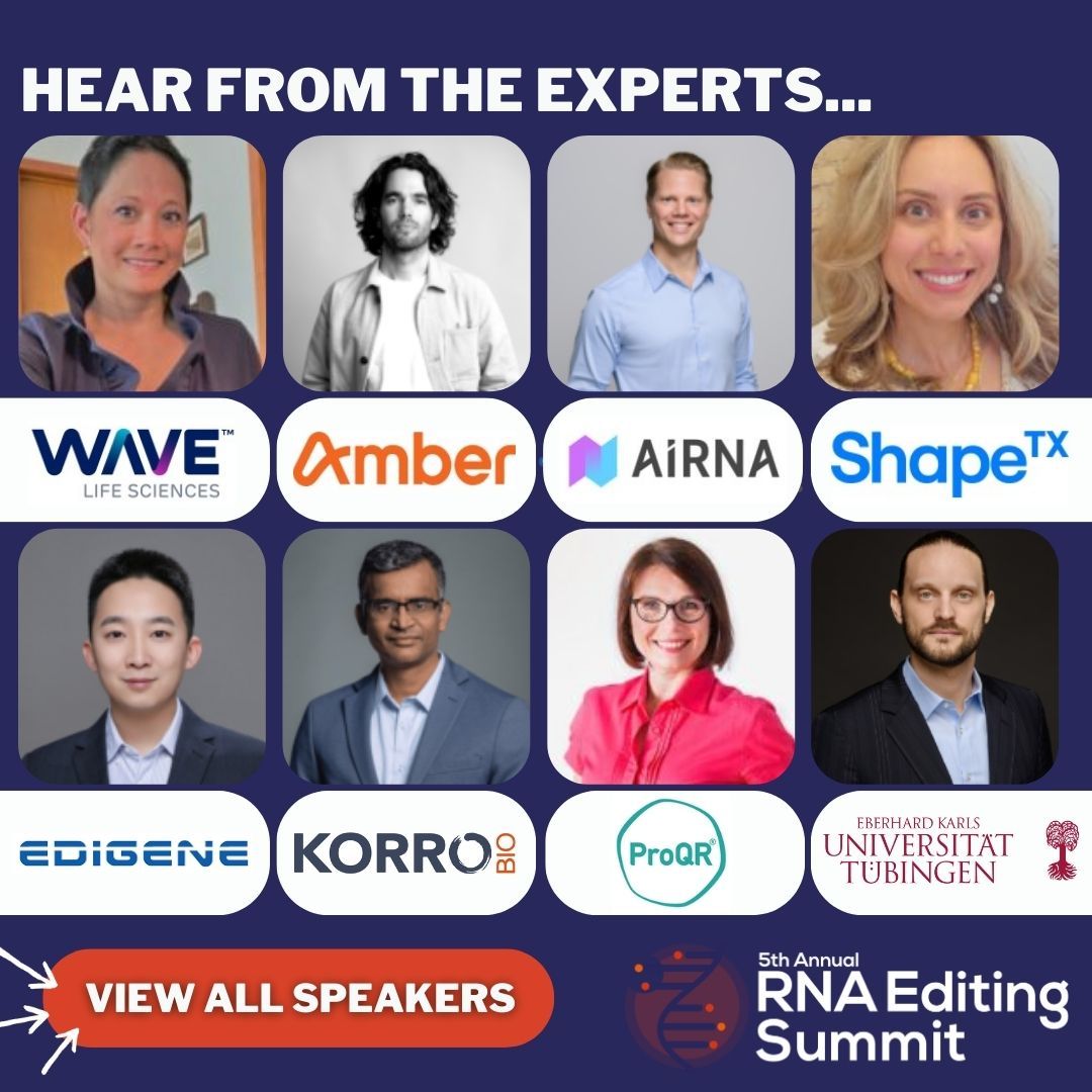 Hanson Wade on LinkedIn: Thank you for your details | 5th RNA Editing ... Hanson Wade on LinkedIn: Thank you for your details | 5th RNA Editing ...