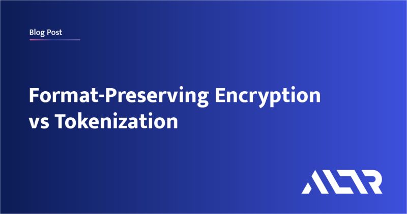 ALTR on LinkedIn: Format-Preserving Encryption vs Tokenization ALTR on LinkedIn: Format-Preserving Encryption vs Tokenization
