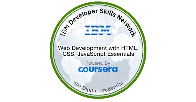 Web Development with HTML, CSS, JavaScript Essentials was issued by ... Web Development with HTML, CSS, JavaScript Essentials was issued by ...