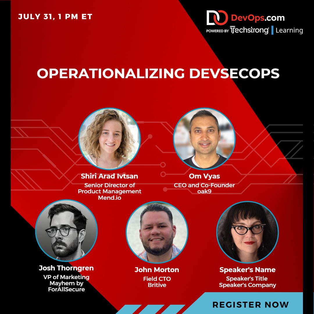 John Morton on LinkedIn: Operationalizing DevSecOps John Morton on LinkedIn: Operationalizing DevSecOps