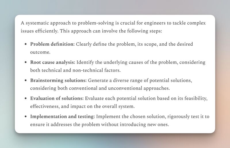 Catalin Pit on LinkedIn: A systematic approach to problem-solving for ... Catalin Pit on LinkedIn: A systematic approach to problem-solving for ...