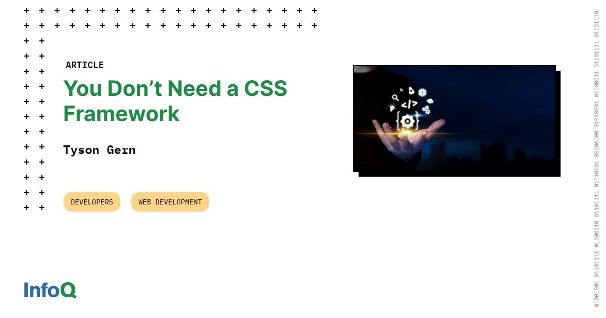 InfoQ on LinkedIn: #cssframework #css #infoq #webdevelopment InfoQ on LinkedIn: #cssframework #css #infoq #webdevelopment