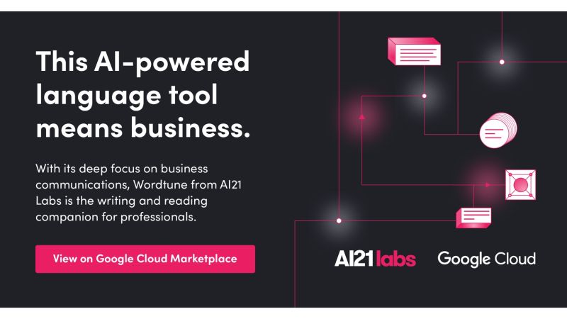Aman Sextus on LinkedIn: AI 21 Labs now on Google Cloud Marketplace Aman Sextus on LinkedIn: AI 21 Labs now on Google Cloud Marketplace