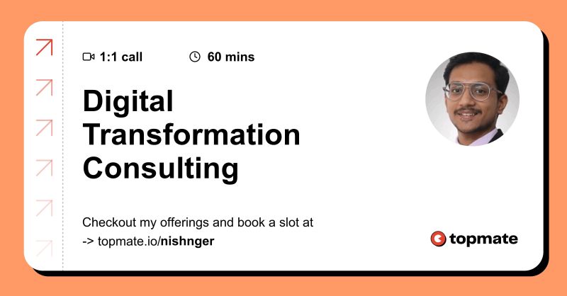 Nishant Patel, CAPM® on LinkedIn: Digital Transformation Consulting ... Nishant Patel, CAPM® on LinkedIn: Digital Transformation Consulting ...