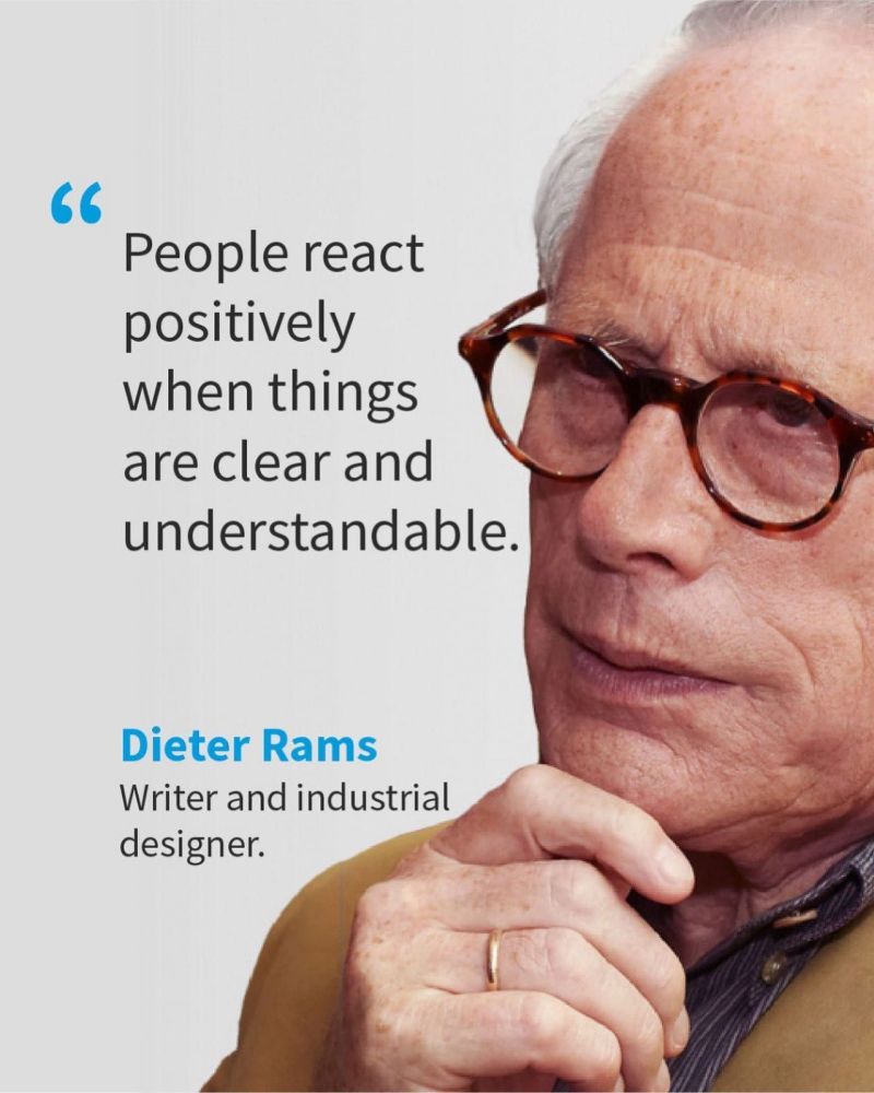 Dieter Rams, the design maestro whose principles continue to shape our ... Dieter Rams, the design maestro whose principles continue to shape our ...