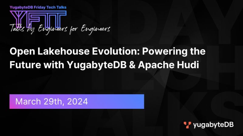 Yugabyte on LinkedIn: #yugabytedb #community #dbaas #cloudnative # ... Yugabyte on LinkedIn: #yugabytedb #community #dbaas #cloudnative # ...