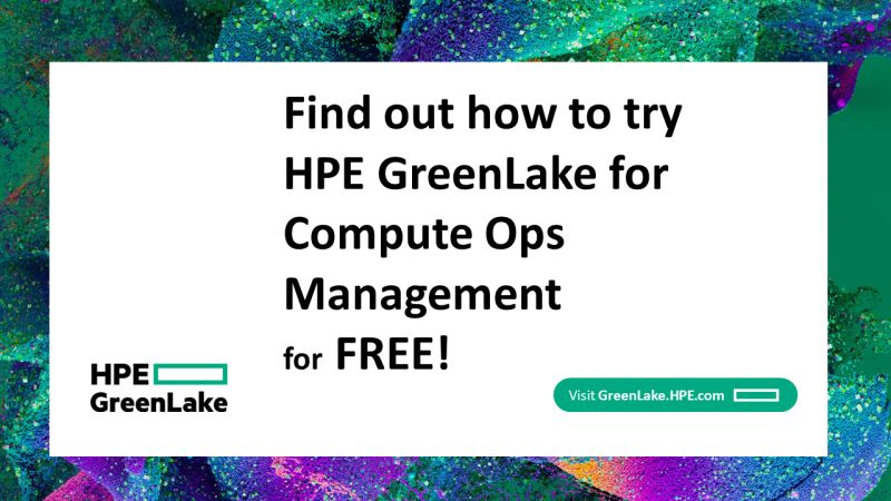 Rohit Chaudhari on LinkedIn: HPE GreenLake for Compute Ops Management ... Rohit Chaudhari on LinkedIn: HPE GreenLake for Compute Ops Management ...