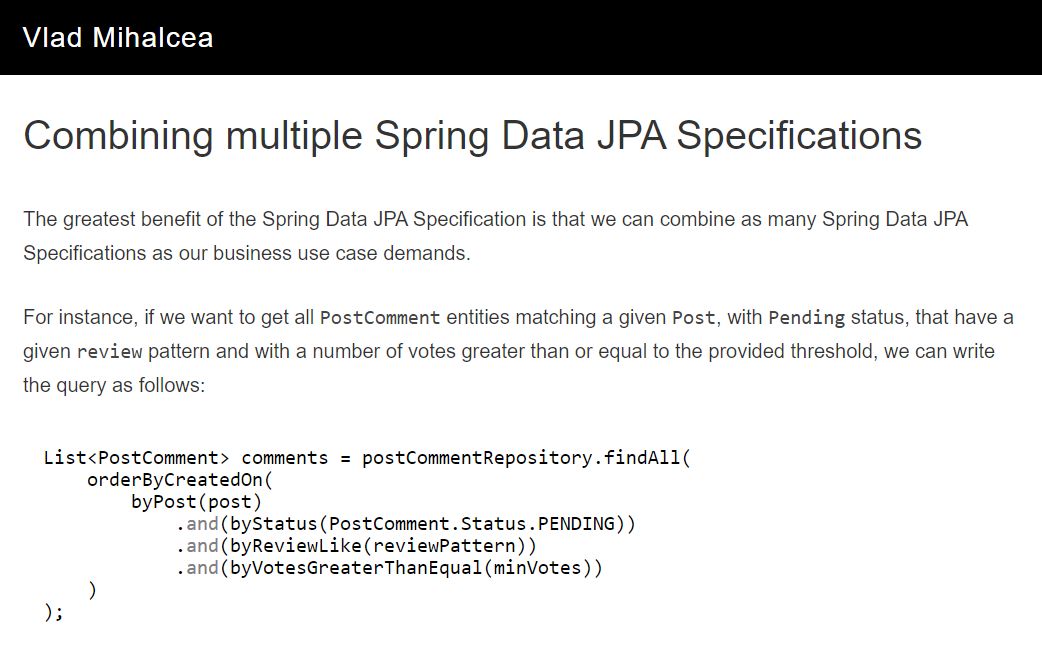 Vlad Mihalcea on LinkedIn: The best way to use the Spring Data JPA… Vlad Mihalcea on LinkedIn: The best way to use the Spring Data JPA…