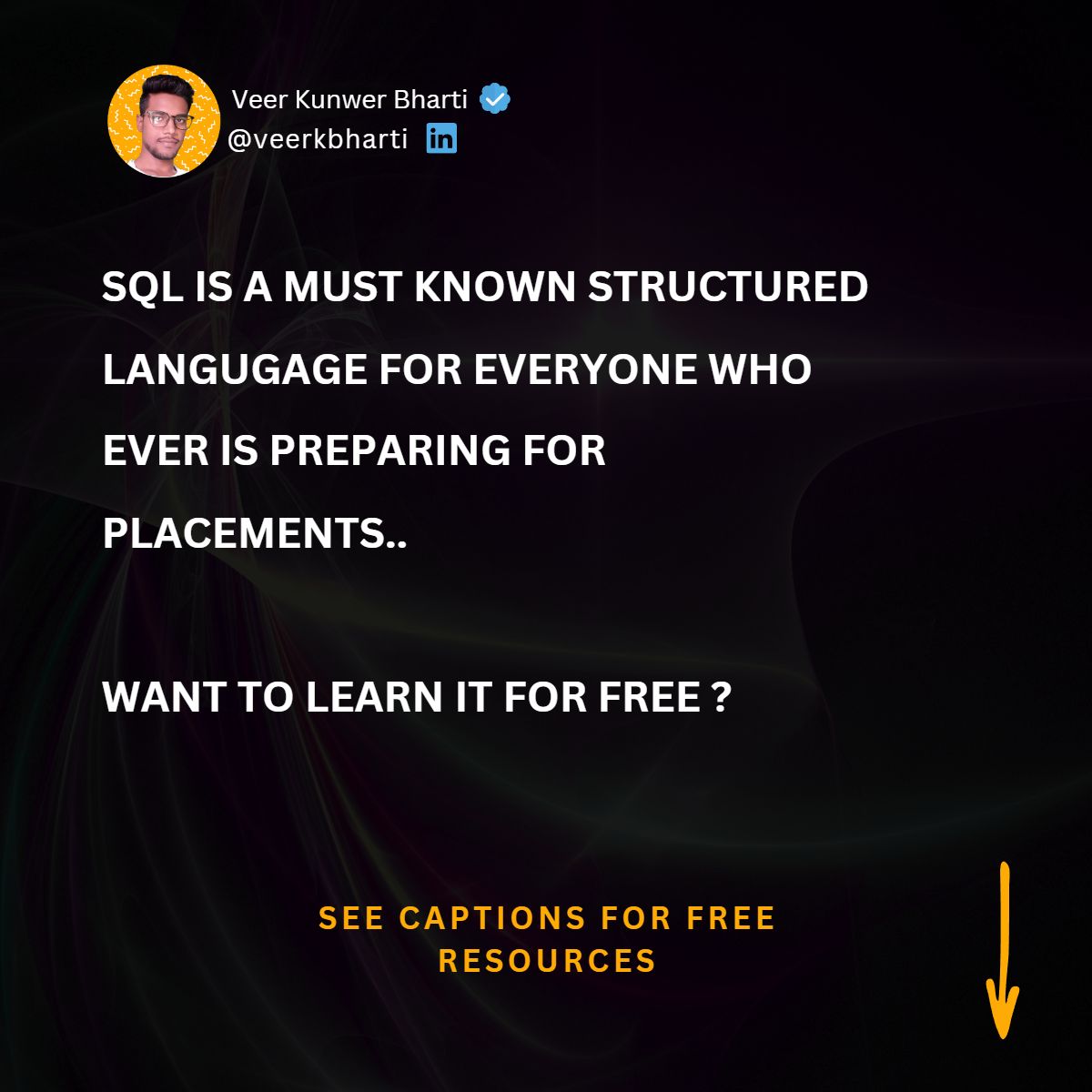 Veer Kunwer Bharti on LinkedIn: #sql #database #sqlqueries # ... Veer Kunwer Bharti on LinkedIn: #sql #database #sqlqueries # ...