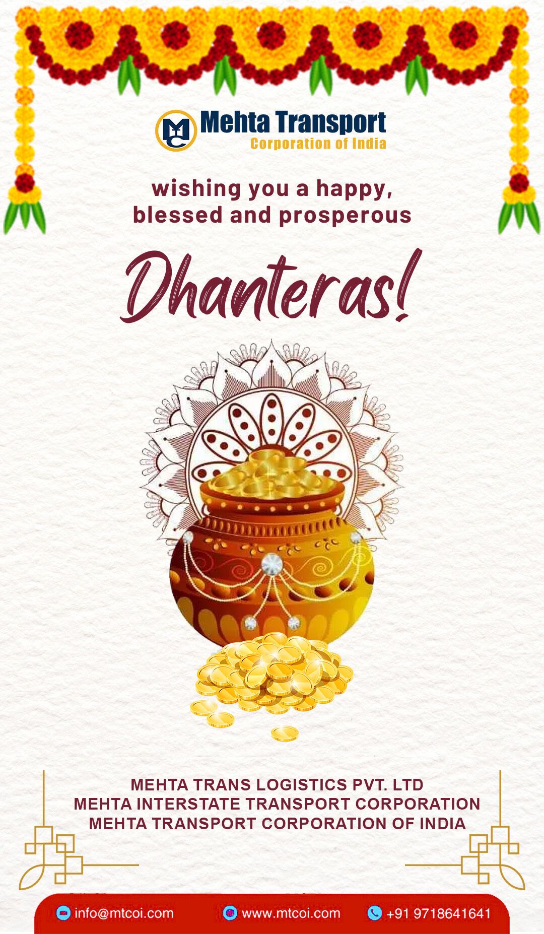Mehta Transport Corporation Of India on LinkedIn: #dhanteras #lord # ... Mehta Transport Corporation Of India on LinkedIn: #dhanteras #lord # ...
