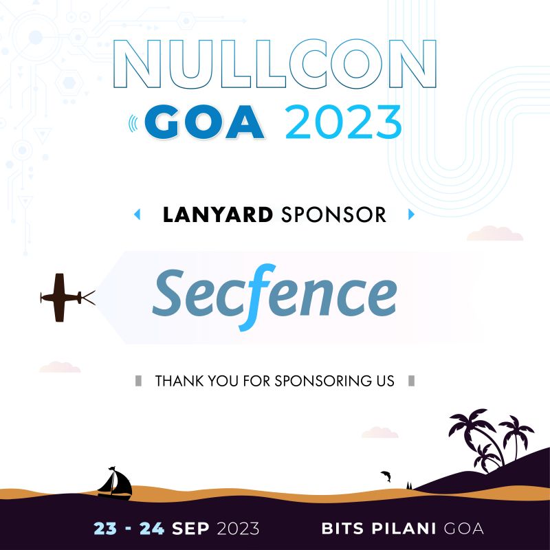 Secfence on LinkedIn: Always great to support NULLCON! See you all in Goa! Secfence on LinkedIn: Always great to support NULLCON! See you all in Goa!