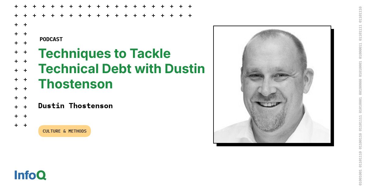 InfoQ on LinkedIn: #technicaldebt #infoq #podcast #softwaredevelopment ... InfoQ on LinkedIn: #technicaldebt #infoq #podcast #softwaredevelopment ...
