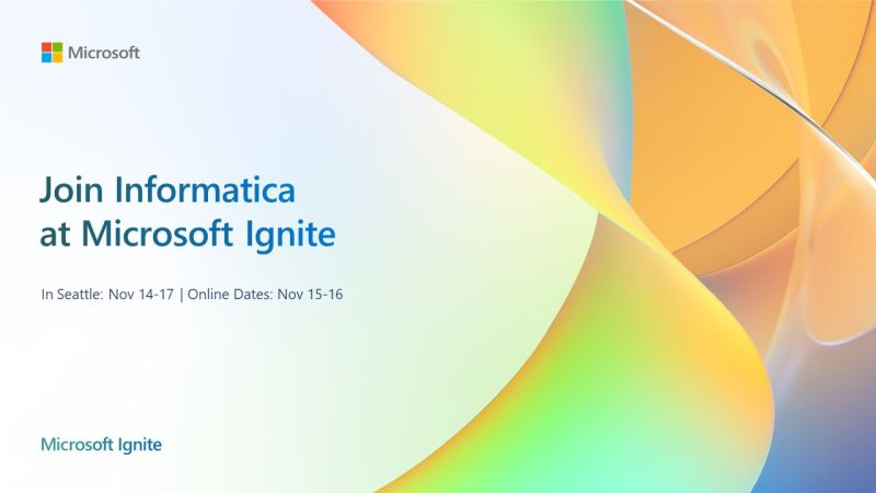 Maria Pulsoni-Cicio on LinkedIn: Join Informatica at Microsoft Ignite Maria Pulsoni-Cicio on LinkedIn: Join Informatica at Microsoft Ignite