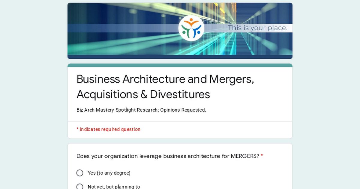 Business Architecture and Mergers, Acquisitions & Divestitures | S2E ... Business Architecture and Mergers, Acquisitions & Divestitures | S2E ...