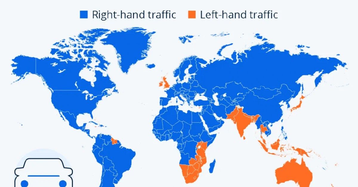 Ian Sinclair on LinkedIn: Ever wondered why some countries drive on the ... Ian Sinclair on LinkedIn: Ever wondered why some countries drive on the ...