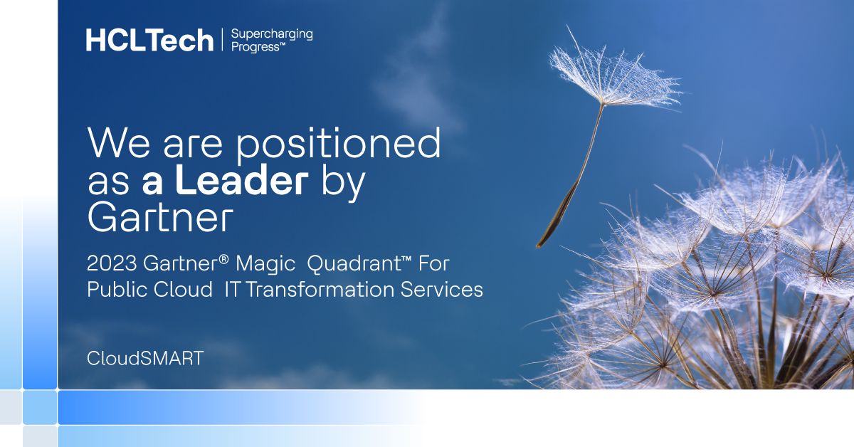 HCLTech on LinkedIn: HCLTech recognized as a Leader in 2023 Gartner ... HCLTech on LinkedIn: HCLTech recognized as a Leader in 2023 Gartner ...