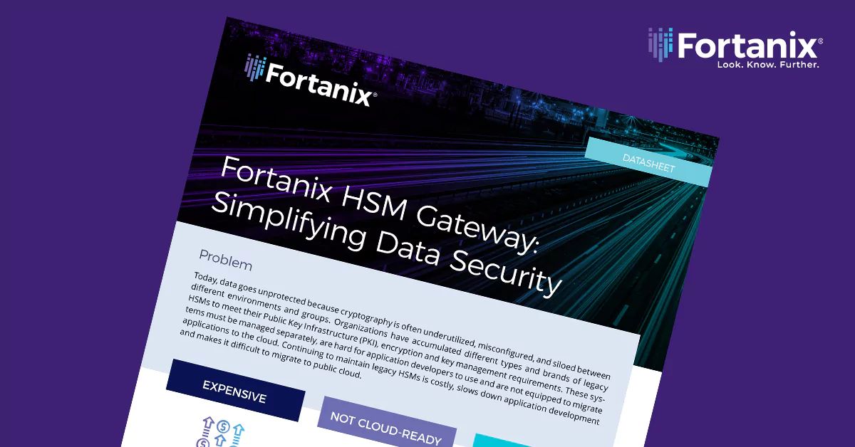 Fortanix on LinkedIn: Fortanix HSM Gateway: Simplifying Data Security Fortanix on LinkedIn: Fortanix HSM Gateway: Simplifying Data Security