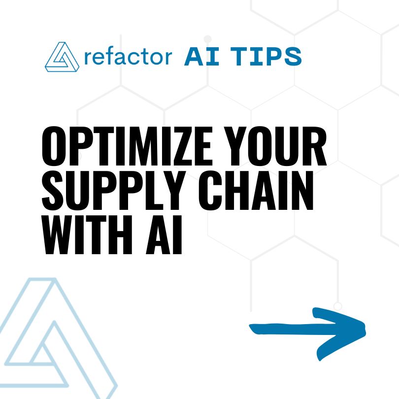 Refactor on LinkedIn: 🌟 Transform your supply chain with AI! By ... Refactor on LinkedIn: 🌟 Transform your supply chain with AI! By ...