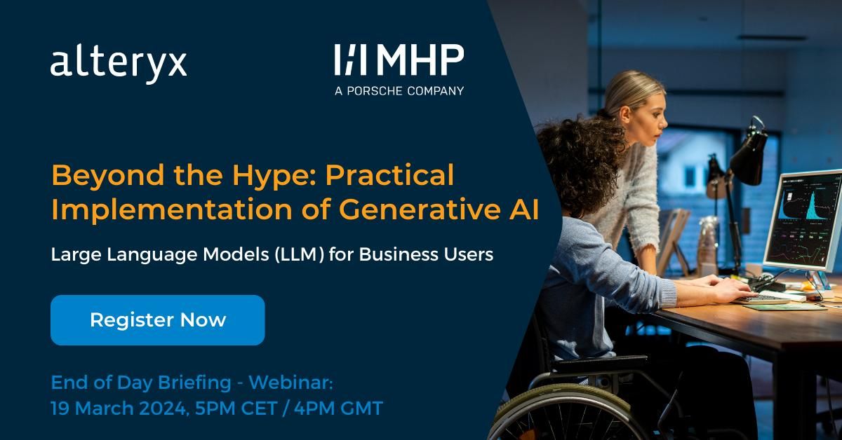 Rainer Laudien on LinkedIn: #ai #generativeai #mhp #alteryx # ... Rainer Laudien on LinkedIn: #ai #generativeai #mhp #alteryx # ...