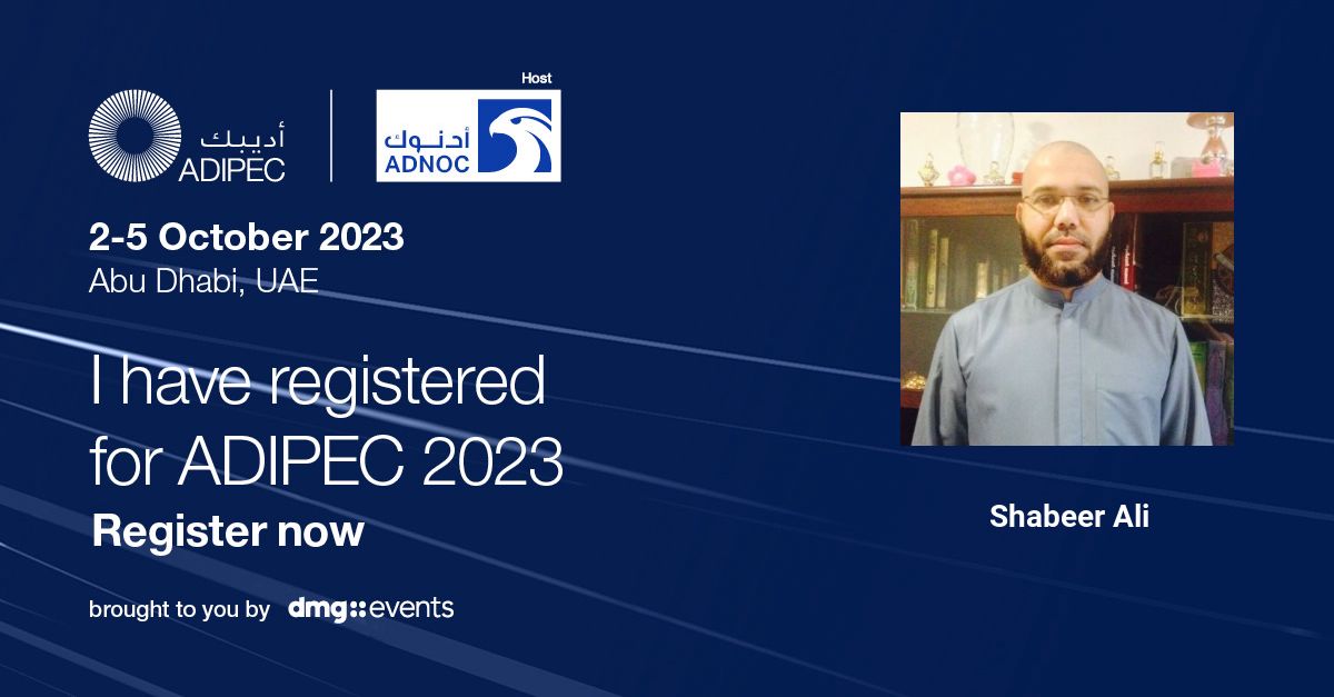 Shabeer Ali on LinkedIn: ADIPEC 2023 Shabeer Ali on LinkedIn: ADIPEC 2023