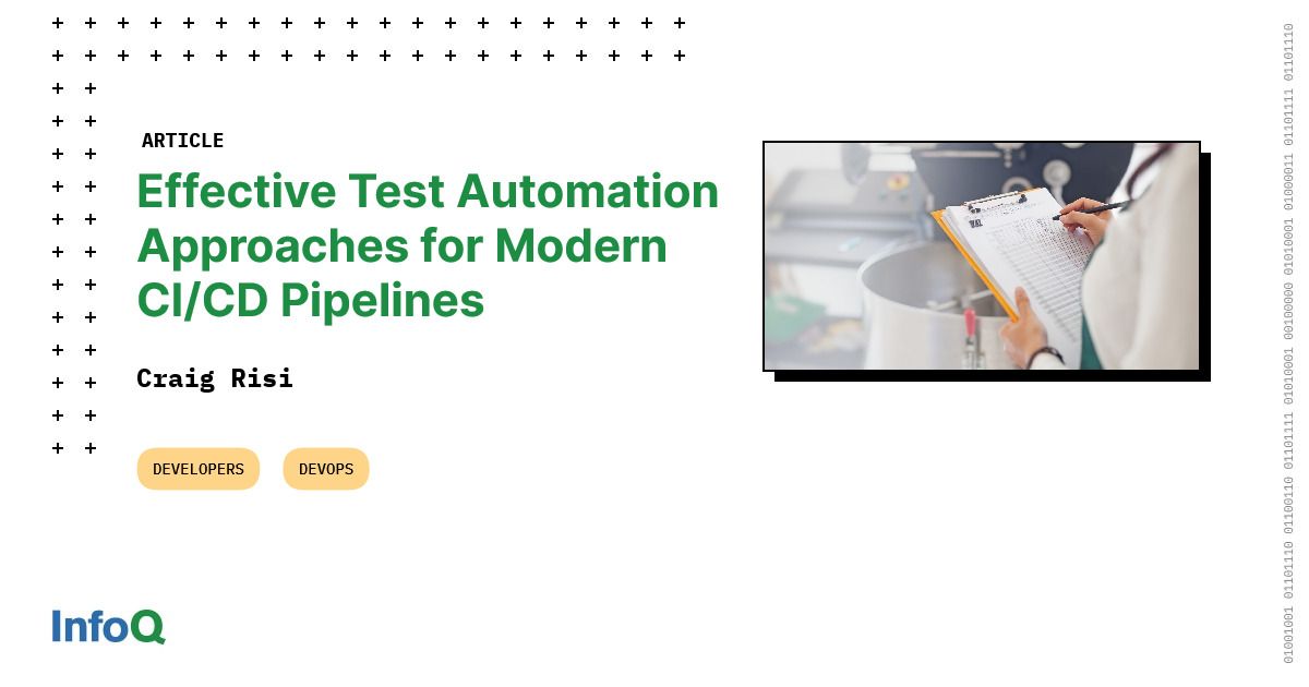 InfoQ on LinkedIn: #ci #cd #infoq #devops #softwaretesting #agiletechniques InfoQ on LinkedIn: #ci #cd #infoq #devops #softwaretesting #agiletechniques