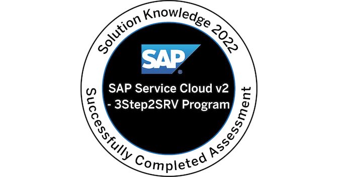 Solution Knowledge 2022 - SAP Service Cloud v2 - 3Step2SRV Program was ... Solution Knowledge 2022 - SAP Service Cloud v2 - 3Step2SRV Program was ...