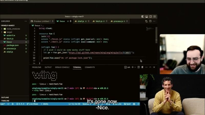 Wing on LinkedIn: Using Javascript Code in Wing Using “extern” Wing on LinkedIn: Using Javascript Code in Wing Using “extern”