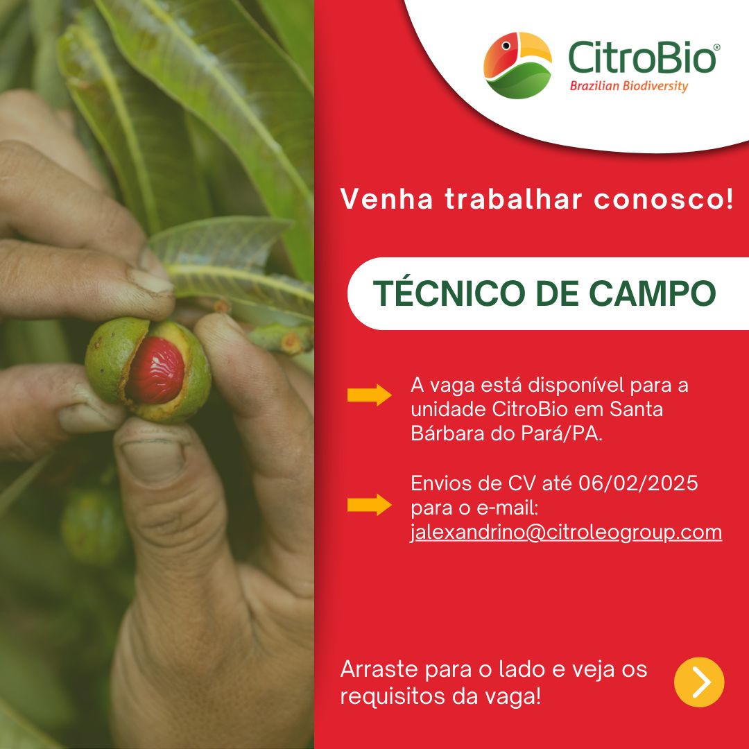 Citróleo Group on LinkedIn: Alerta de vaga!!!🚨 Citróleo Group on LinkedIn: Alerta de vaga!!!🚨