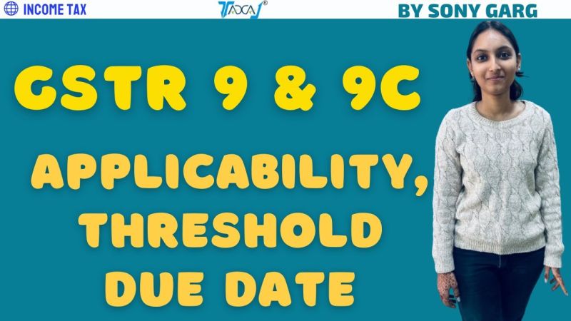 TAXAJ on LinkedIn: GSTR Annual Return 9 & 9C Due Date, Applicability ... TAXAJ on LinkedIn: GSTR Annual Return 9 & 9C Due Date, Applicability ...