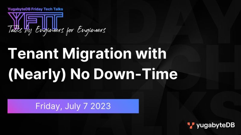 Yugabyte on LinkedIn: #distributedsql #yugabytedb #community #yftt # ... Yugabyte on LinkedIn: #distributedsql #yugabytedb #community #yftt # ...