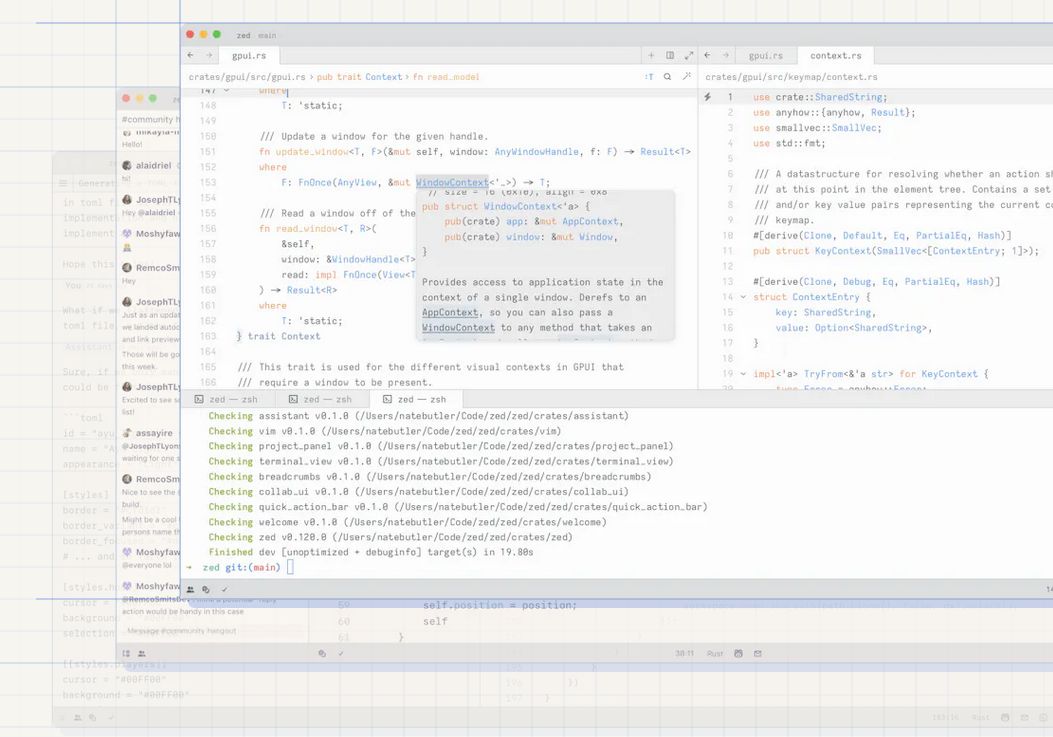 Zed: a high-performance code editor by Atom and Tree-sitter | VSHN AG ... Zed: a high-performance code editor by Atom and Tree-sitter | VSHN AG ...