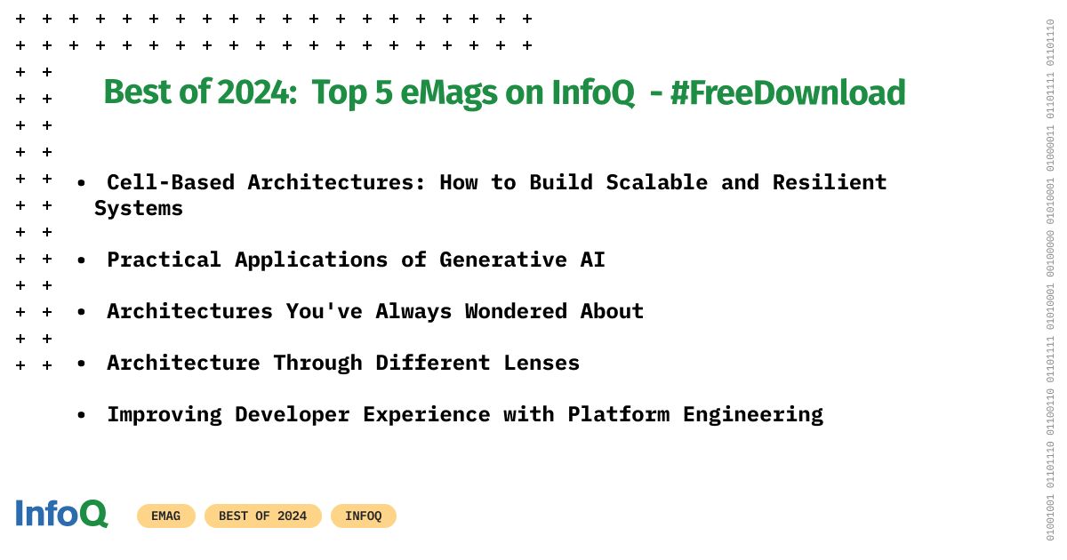 InfoQ on LinkedIn: #infoq #freedownload #stayahead #softwarearchitecture… InfoQ on LinkedIn: #infoq #freedownload #stayahead #softwarearchitecture…