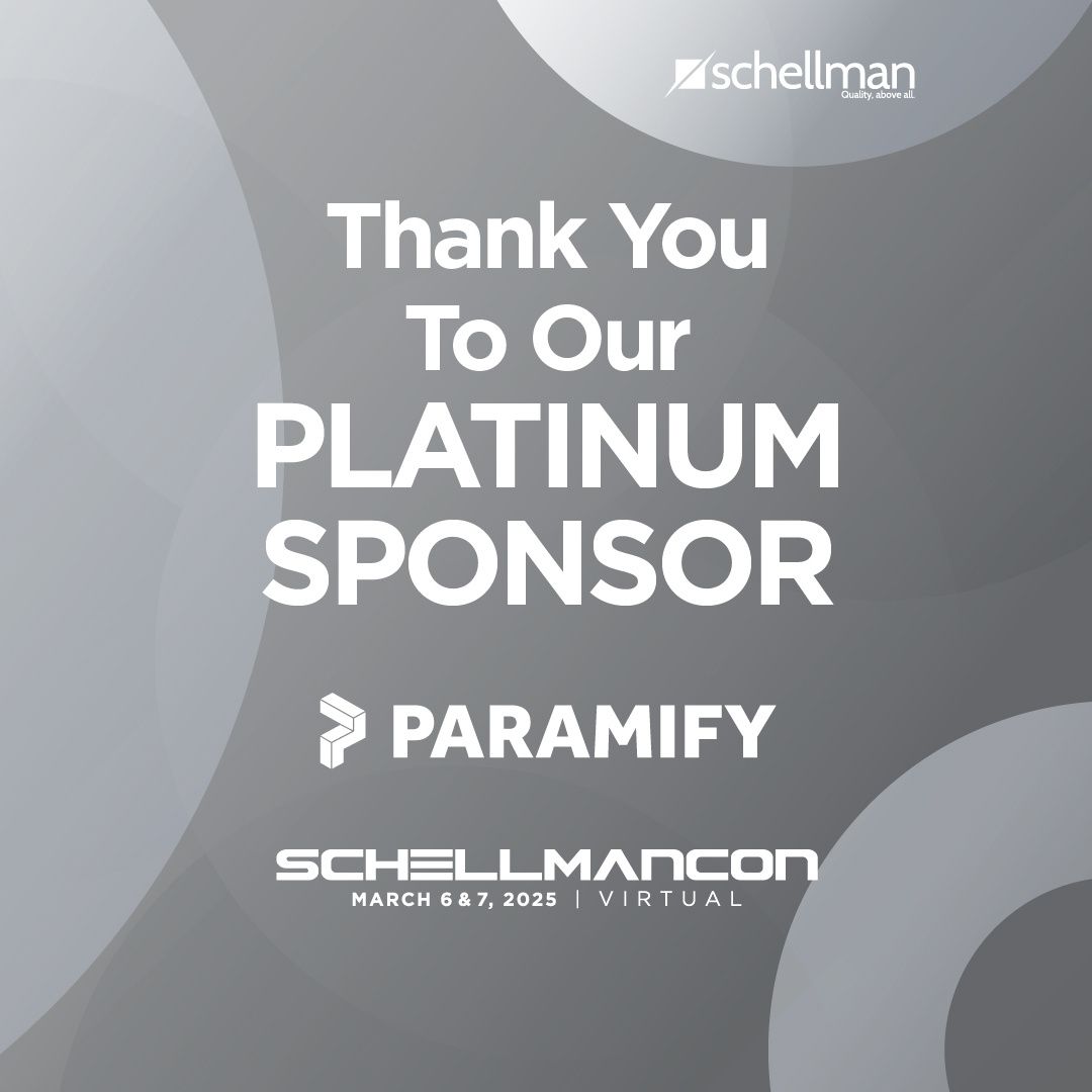 Thank you to our SchellmanCON Platinum Sponsor – Paramify! Join us at ... Thank you to our SchellmanCON Platinum Sponsor – Paramify! Join us at ...