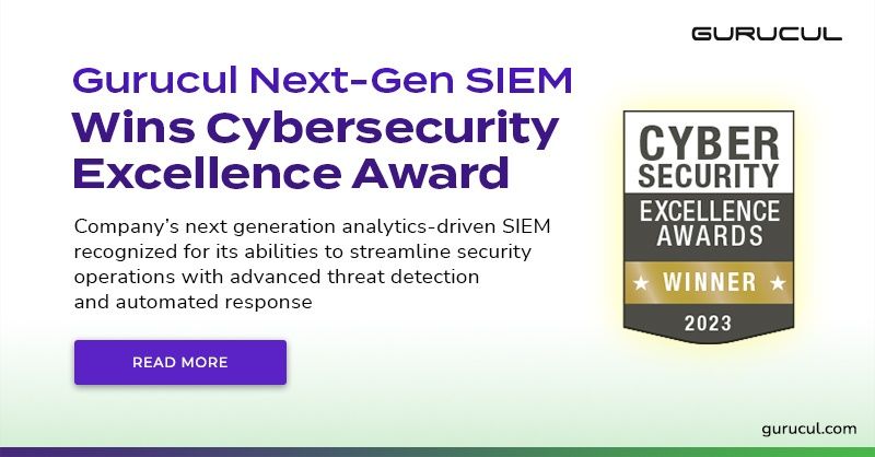 Gurucul on LinkedIn: Gurucul Next-Gen SIEM Wins Cybersecurity ... Gurucul on LinkedIn: Gurucul Next-Gen SIEM Wins Cybersecurity ...