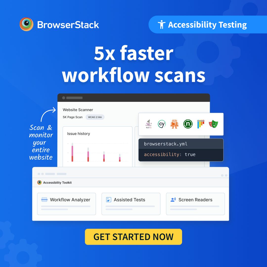 Perform Web Accessibility Testing with Ease | BrowserStack | BrowserStack Perform Web Accessibility Testing with Ease | BrowserStack | BrowserStack