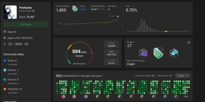 Aagam Shah on LinkedIn: #leetcode #problemsolving #algorithms | 26 comments Aagam Shah on LinkedIn: #leetcode #problemsolving #algorithms | 26 comments