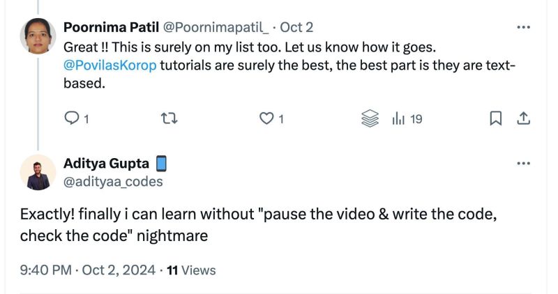 Povilas Korop on LinkedIn: To anyone asking why my courses are text ... Povilas Korop on LinkedIn: To anyone asking why my courses are text ...
