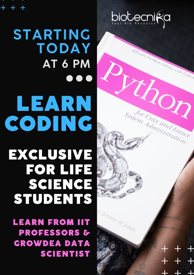#python #programing #coding #lifescience | BioTecNika #python #programing #coding #lifescience | BioTecNika