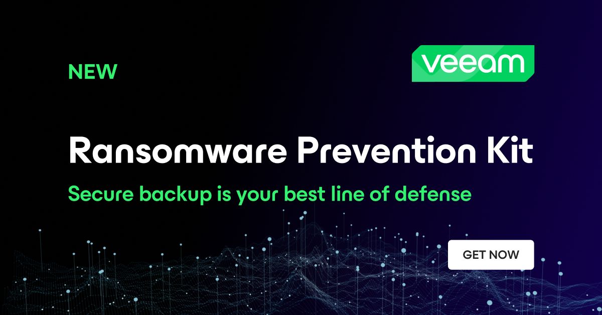 Veeam Software on LinkedIn: Veeam Ransomware Prevention Kit Veeam Software on LinkedIn: Veeam Ransomware Prevention Kit
