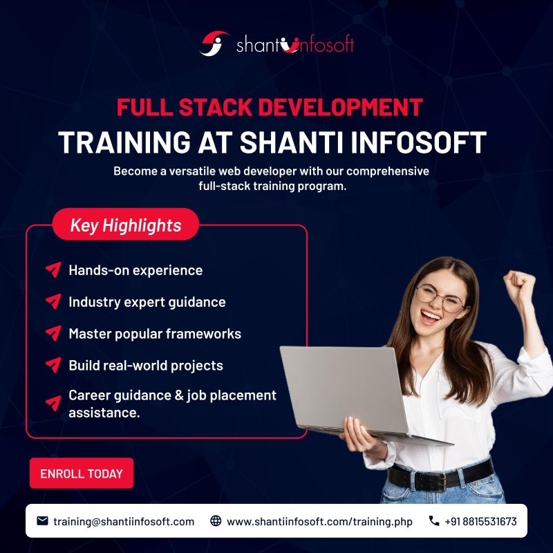 Shanti Infosoft Training Program on LinkedIn: #fullstacktraining # ... Shanti Infosoft Training Program on LinkedIn: #fullstacktraining # ...